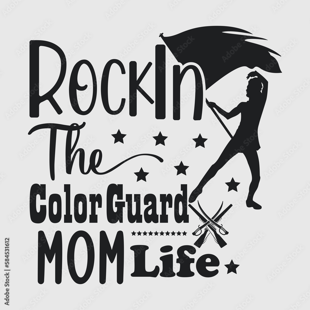Color Guard SVG Cut File, Live Love Color Guard Svg, I'm With The Guard ...