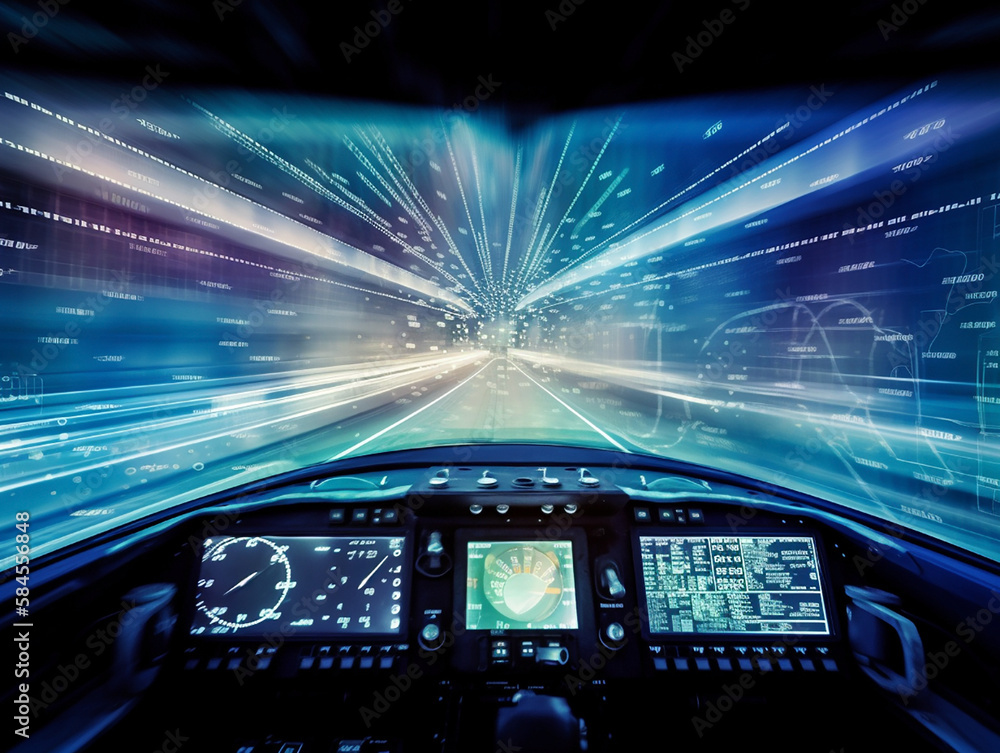 Cockpit view of the sea ladder. An almost complete climate-neutral ...