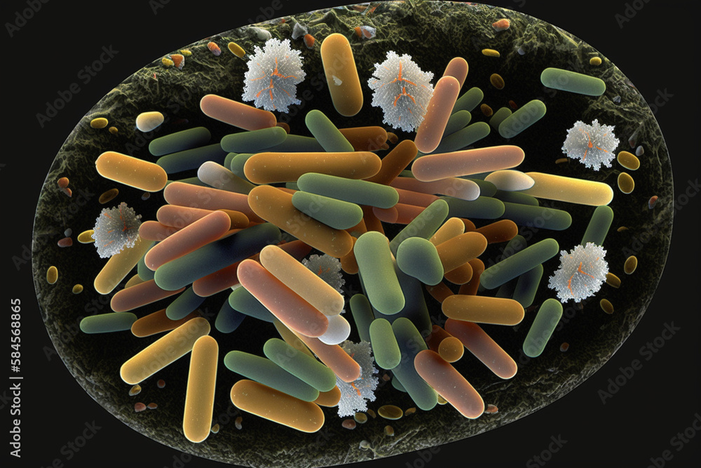Enterobacterias. Gram-negative bacterias escherichia coli, salmonella ...