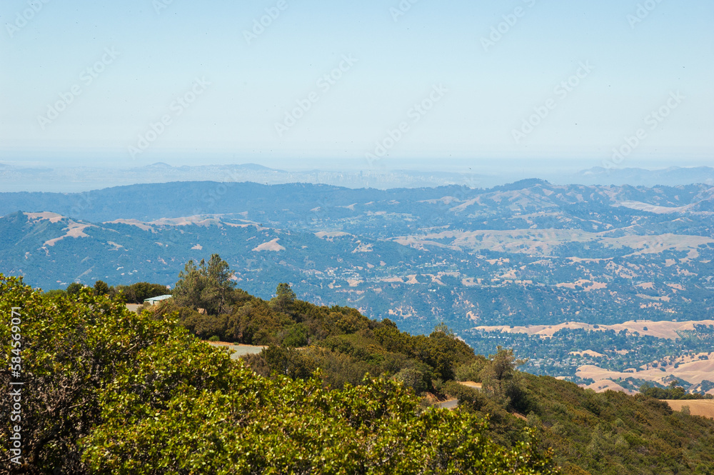 Overlook at Mount Diablo State Park Stock Photo | Adobe Stock