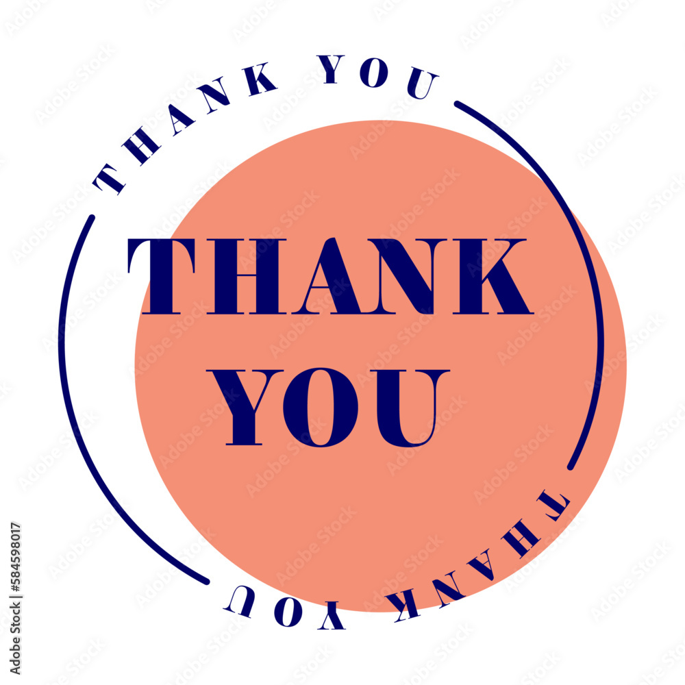 Thank you for your order card design for online buyers illustration ...