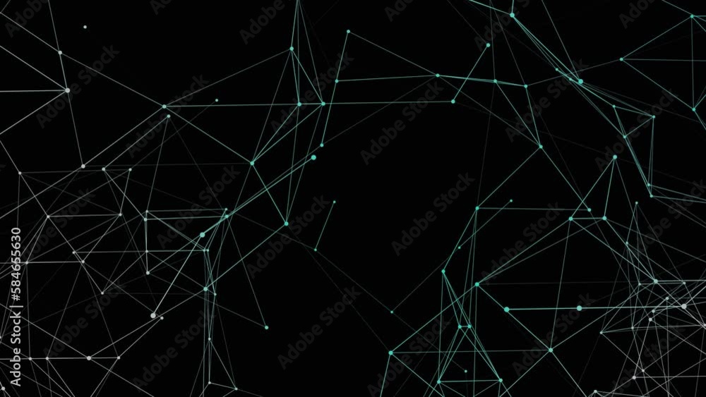 Beautiful cg generated geometry lines and dots Plexus abstract network ...