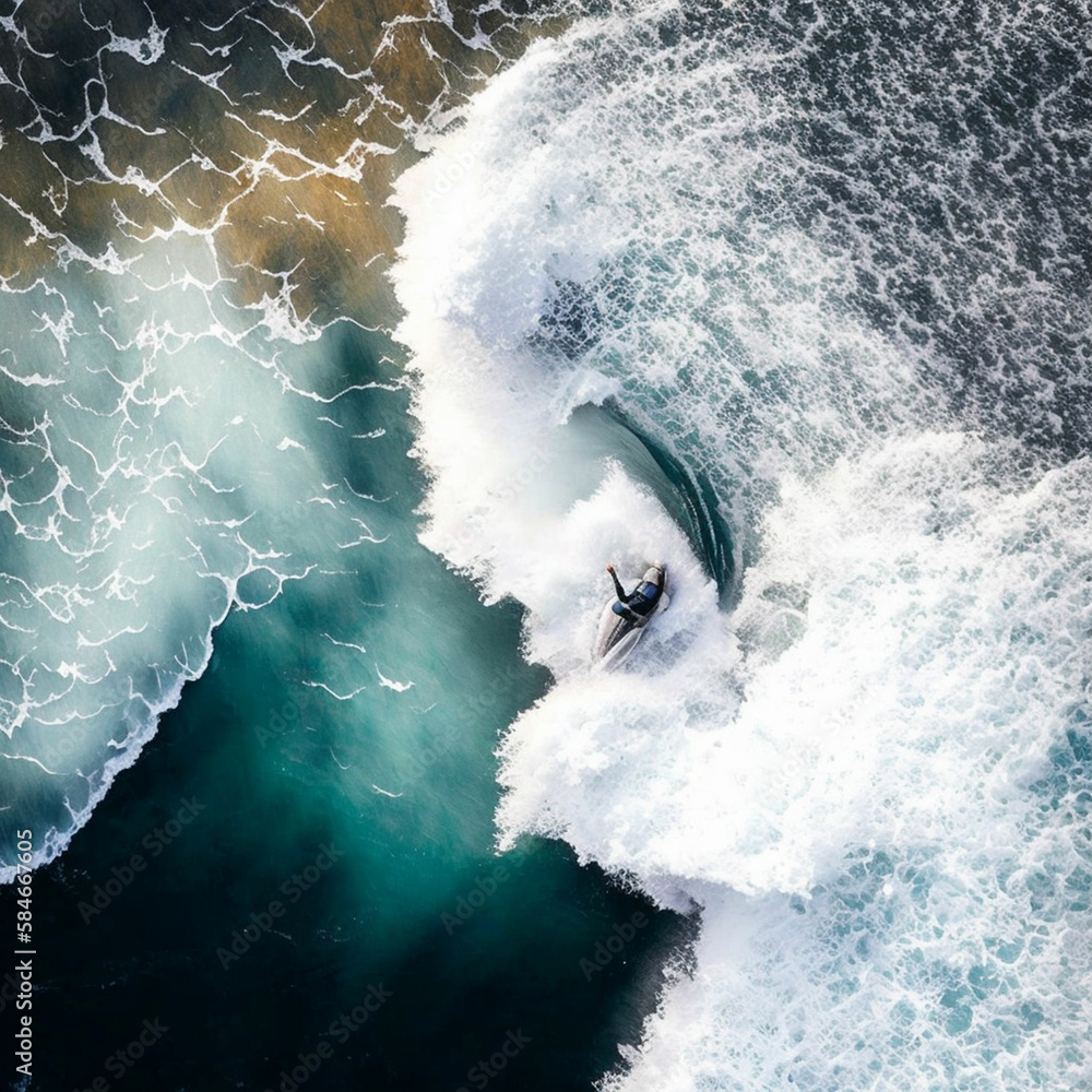 Ilustracja Stock: "Blue water sea" usually refers to the deep, open ...