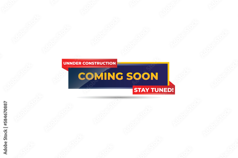 Free vector modern coming soon under construction sticker banner ... Free vector modern coming soon under construction sticker banner ...