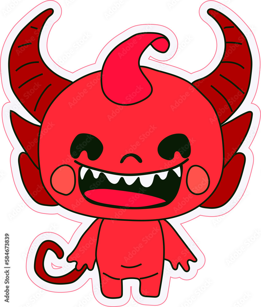 Sticker emoji emoticon emotion happy character sweet hellish entity ...