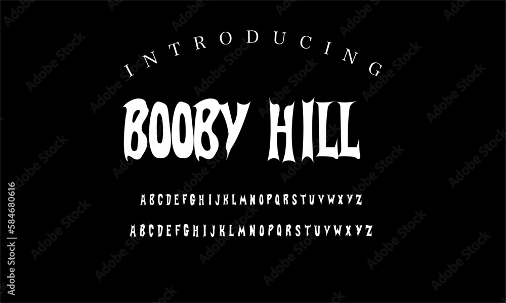 playful font. Vector bold font for headings, flyer, greeting cards ...