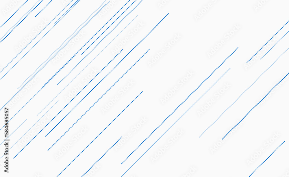 Blue minimal dotted lines abstract futuristic tech background. Vector ...