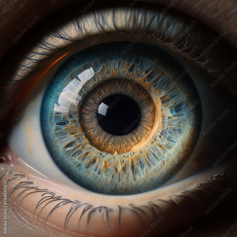La Belleza del Ojo: Una ilustración que celebra la belleza única del ...