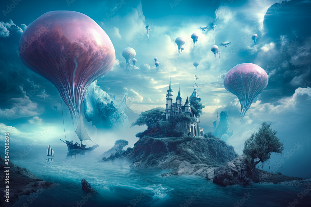Dreamscapes of Surrealism AI-Generated Landscapes of the Subconscious ...