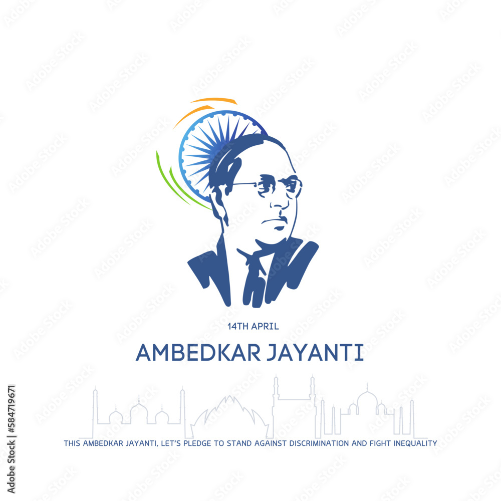 Vetor de Bhimrao ambedkar. Dr. Bhimrao ambedkar. B. R. Ambedkar ...