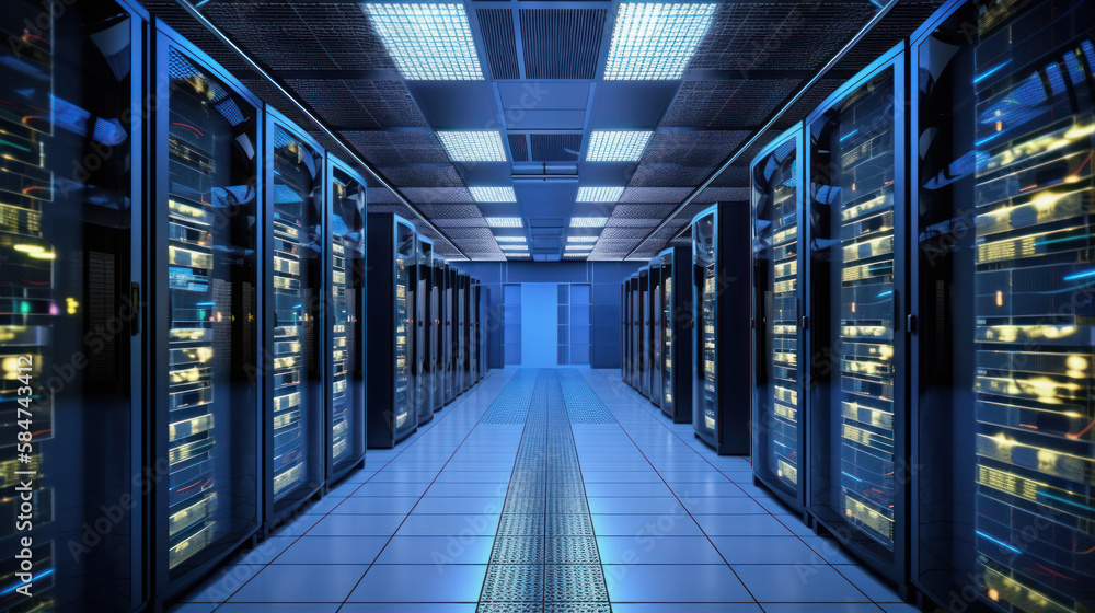 Revolutionizing the Digital Landscape: Inside a Server Room Data Center ...