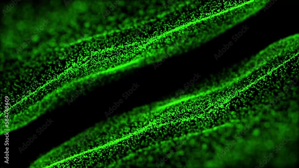 green abstract background, Technology background vector. Vector illustration. Abstract digital ...