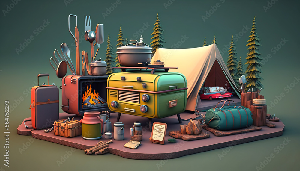 Camping 3D - Get inspired for your next camping trip with this ...