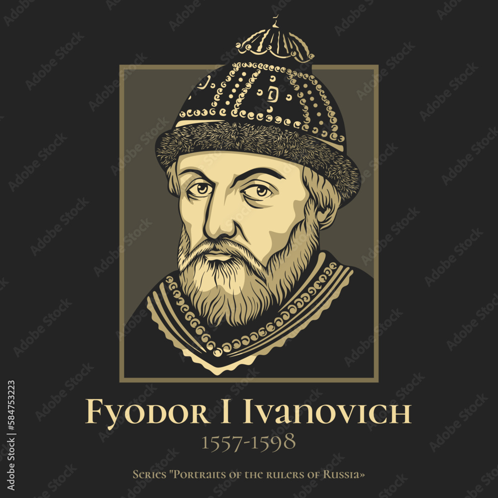 Fyodor I Ivanovich (1557-1598) also known as Feodor the Bellringer ...