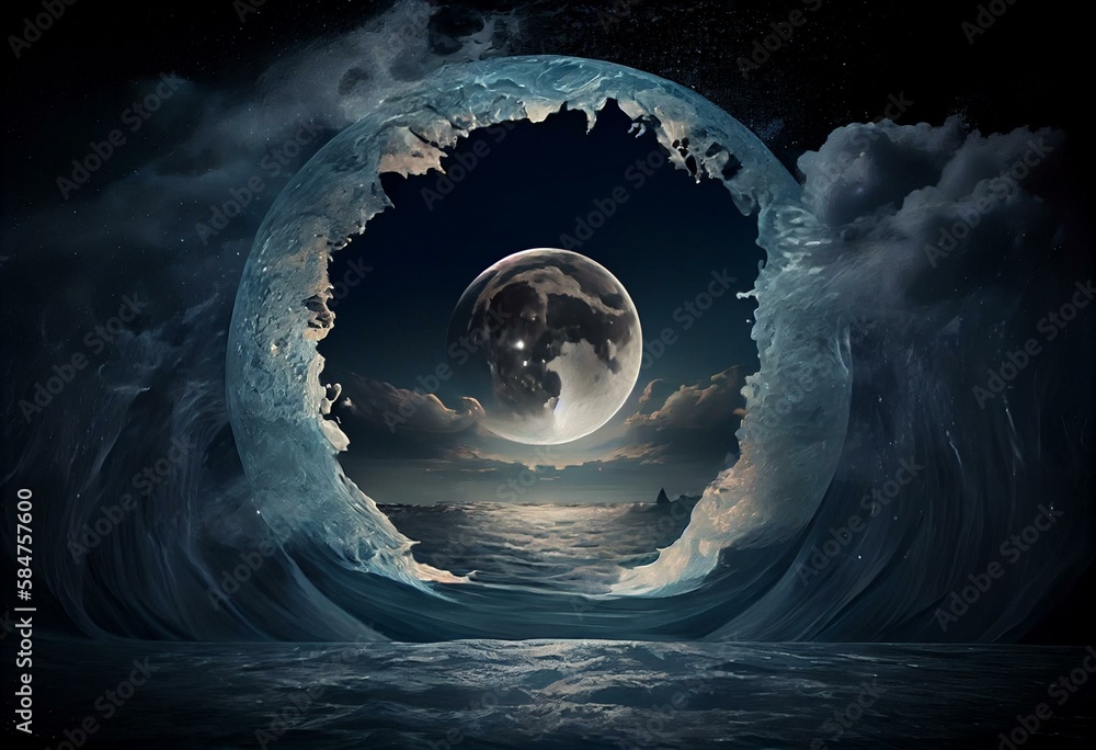 World within worlds - moon as a portal rift to another dimension in ...