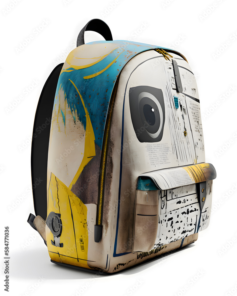 Photography of an urban backpack, product design by Jean , generative ...