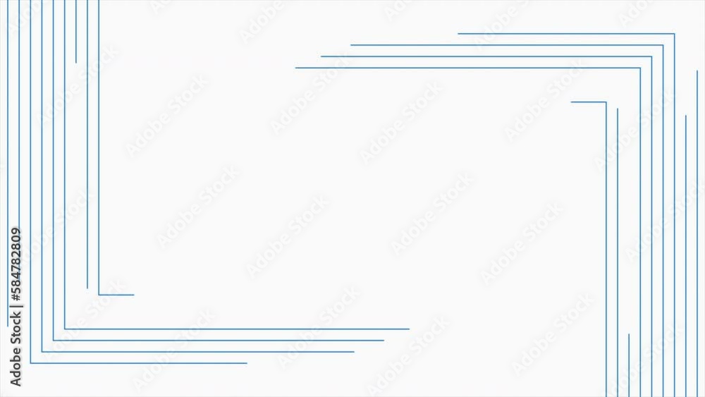 Video „Blue white minimal linear frame abstract futuristic tech ...