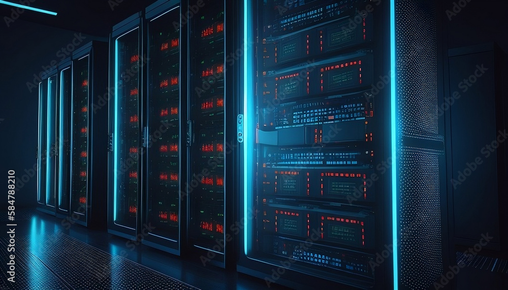 Network Room. Technology Network Infrastructure, Network Operations ...