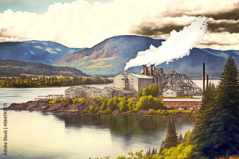 Pulp mill for production of materials for book printing pulp and paper ...