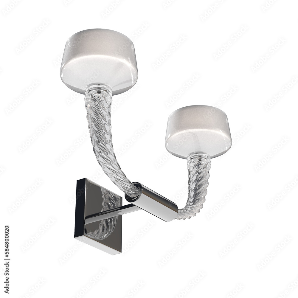 crystal chandelier for the interior isolated on transparent background ...