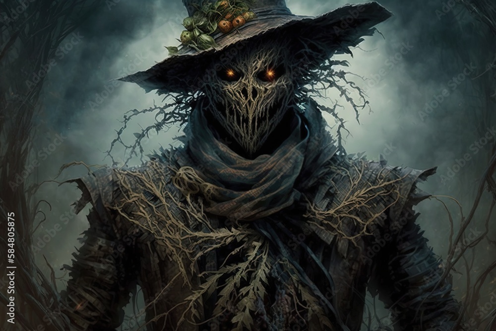 Unstable Threads Weaving a Spell of Terror: A Nightmarish Encounter with a Cursed Scarecrow ...