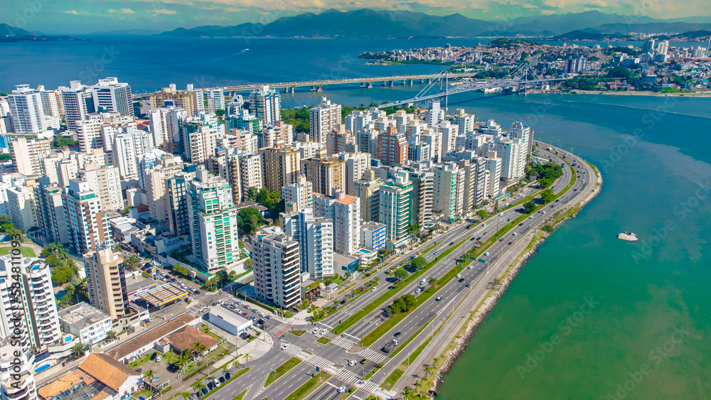 Centro Cidade Florianopolis Beira-Mar Beira Mar Floripa Paisagem Urbana ...
