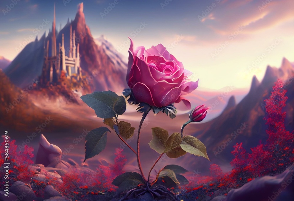 Beautiful Rose Garden Wallpaper