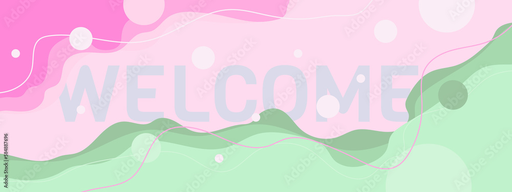 welcome watercolor background with space Stock Illustration | Adobe Stock