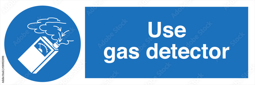 Safety Sign Marking Label Symbol Pictogram Standards Mandatory Use gas ...