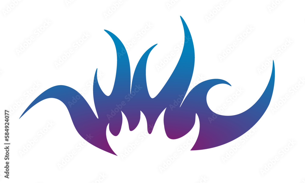Blue fire smoke isolated on transparent background.PNG format Stock ...