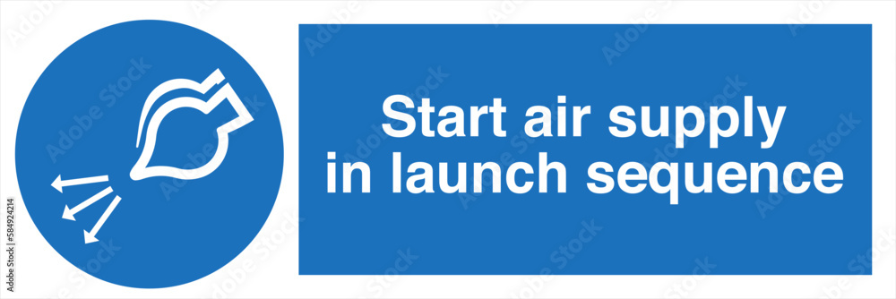 Safety Sign Marking Label Symbol Pictogram Standards Mandatory Start ...