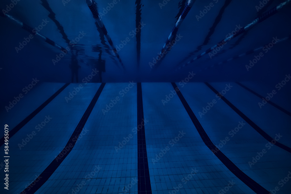 swimming pool underwater view interior Stock Photo | Adobe Stock