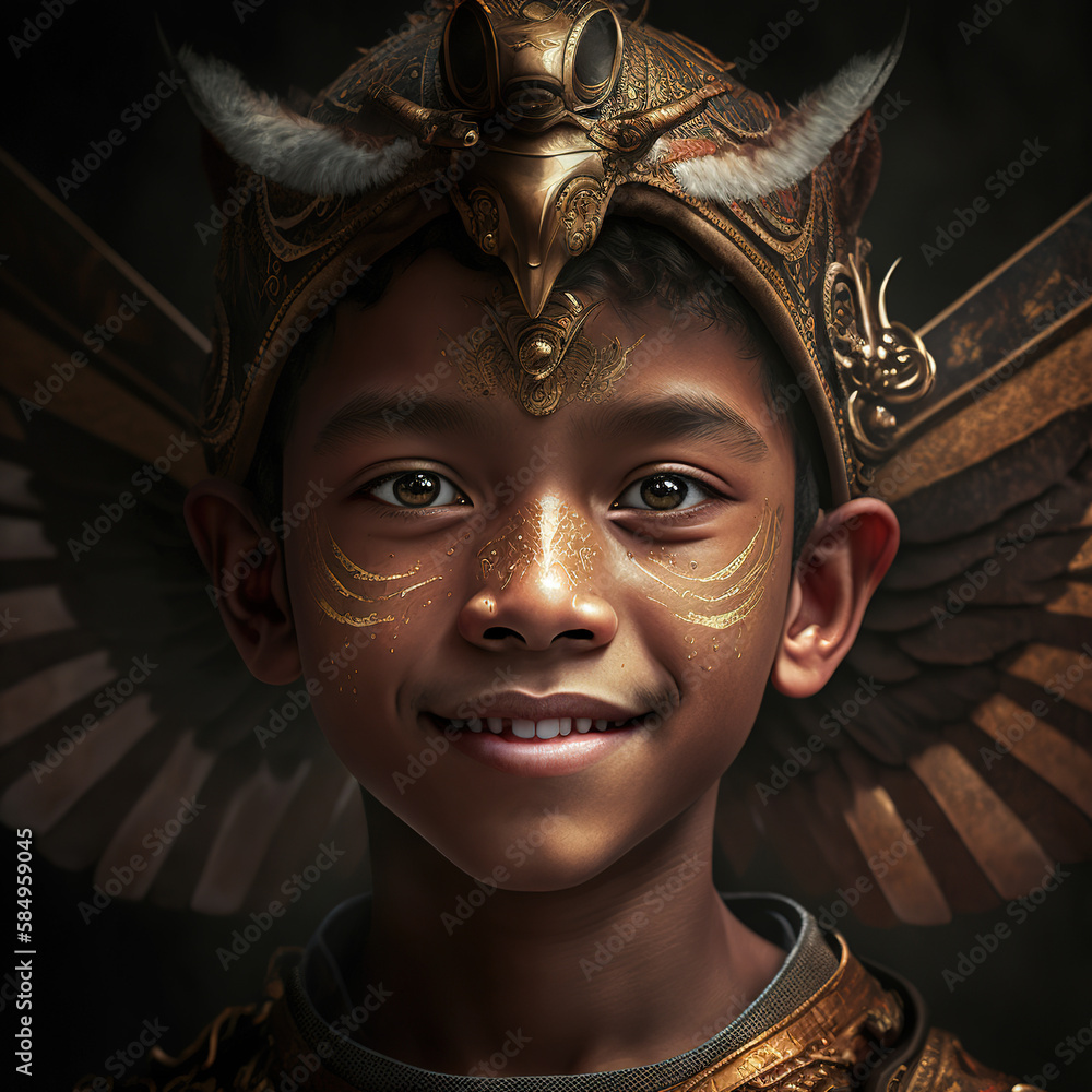 gadura, garuda boy, indonesia, indonesian, cute, smile, smiley face ...