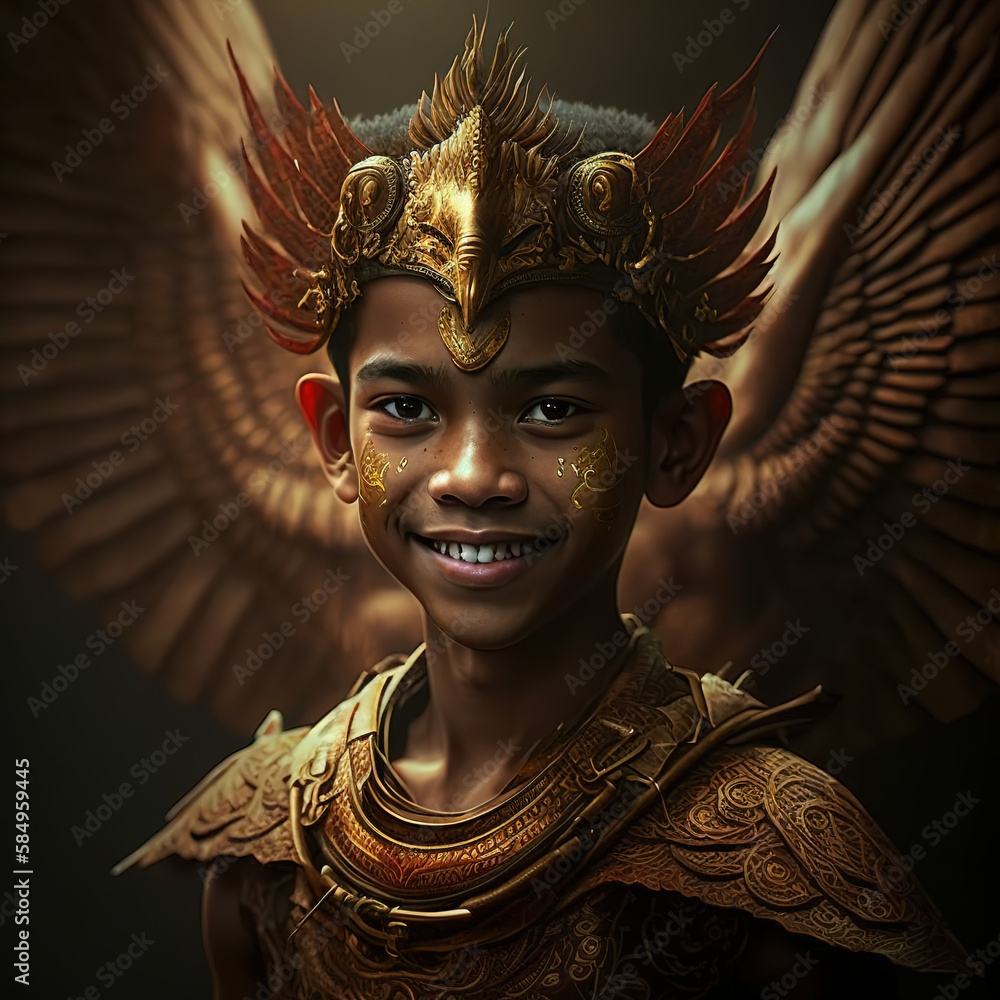 gadura, garuda boy, indonesia, indonesian, cute, smile, smiley face ...