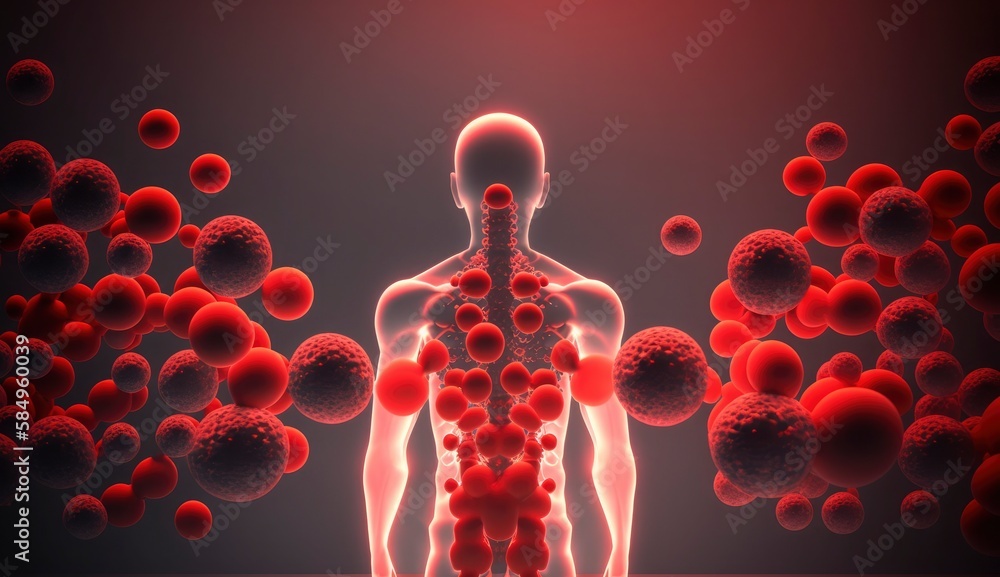 Immune system, protection against viruses and bacterias. Different ...