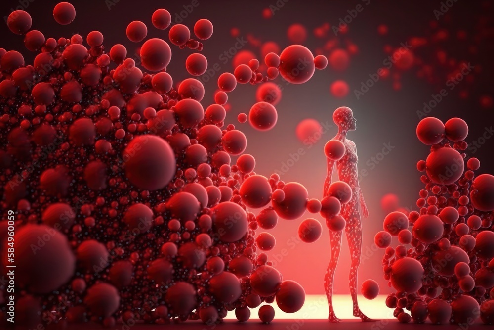 Immune system, protection against viruses and bacterias. Different ...