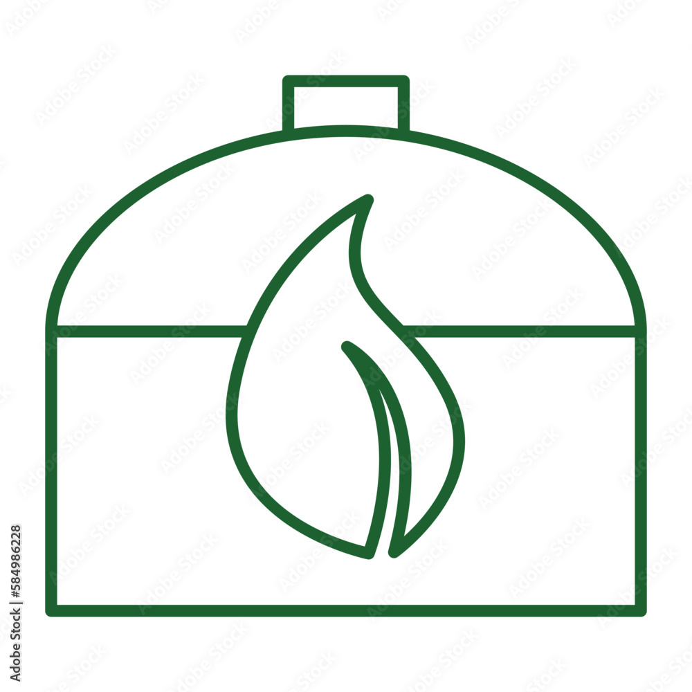 Biogas digester Stock Vector | Adobe Stock