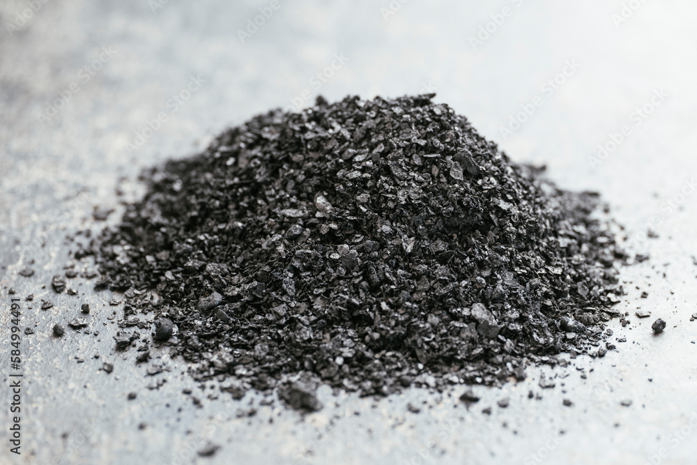 Pile of biochar Stock Photo | Adobe Stock