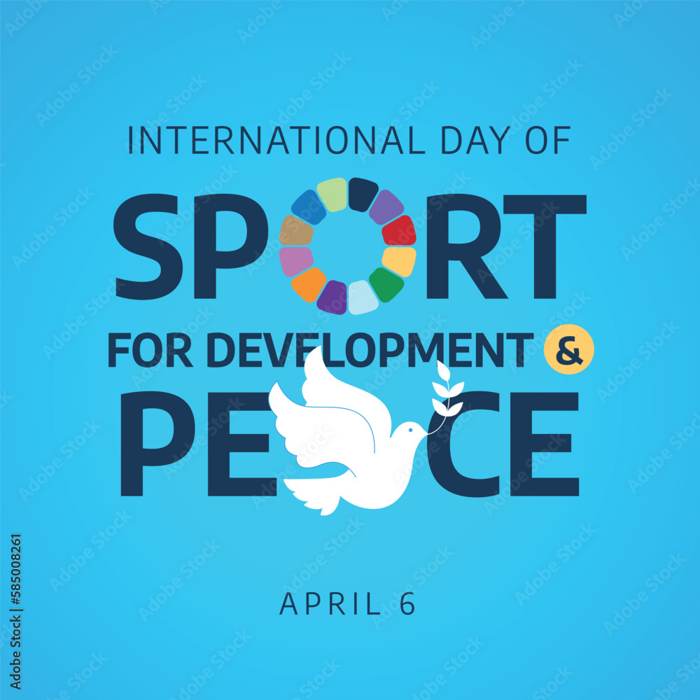 international day of sport for development and peace vector ...