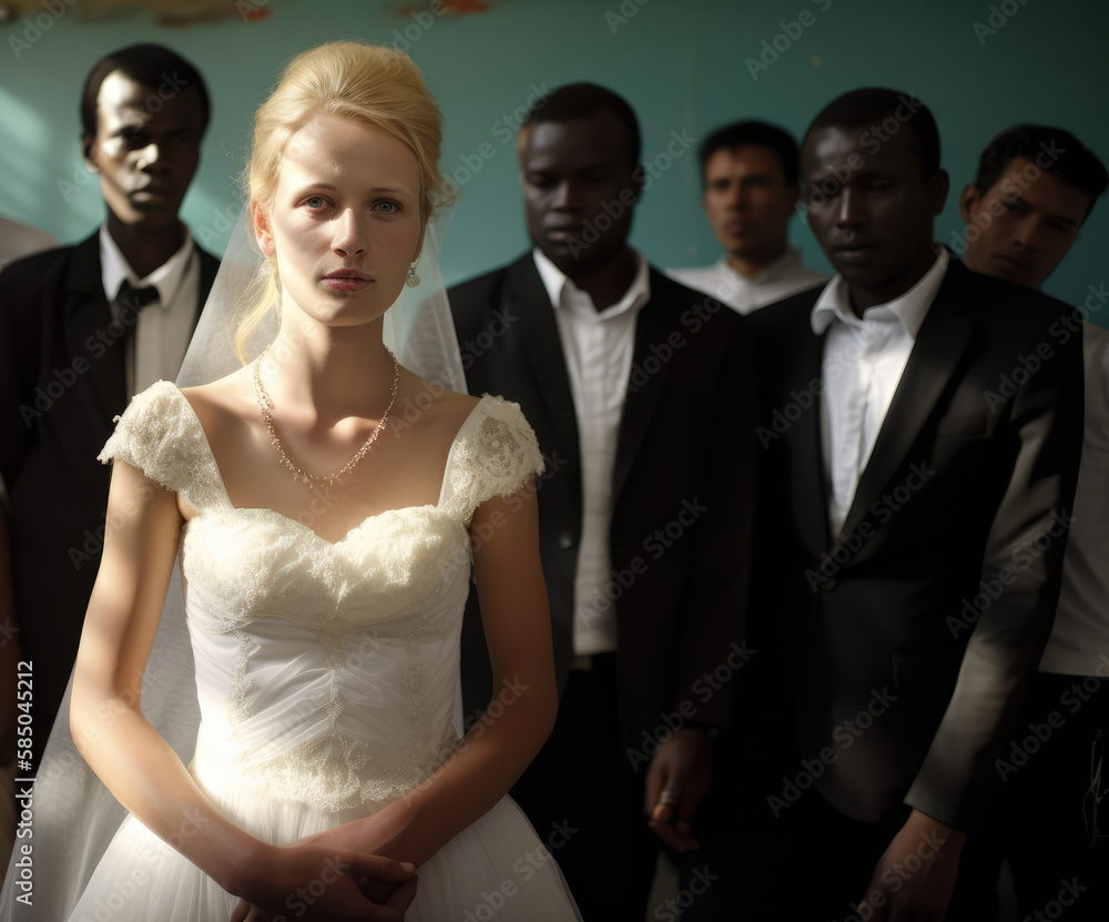 Fake poly group marriage for citizenship - a white caucasian european ...