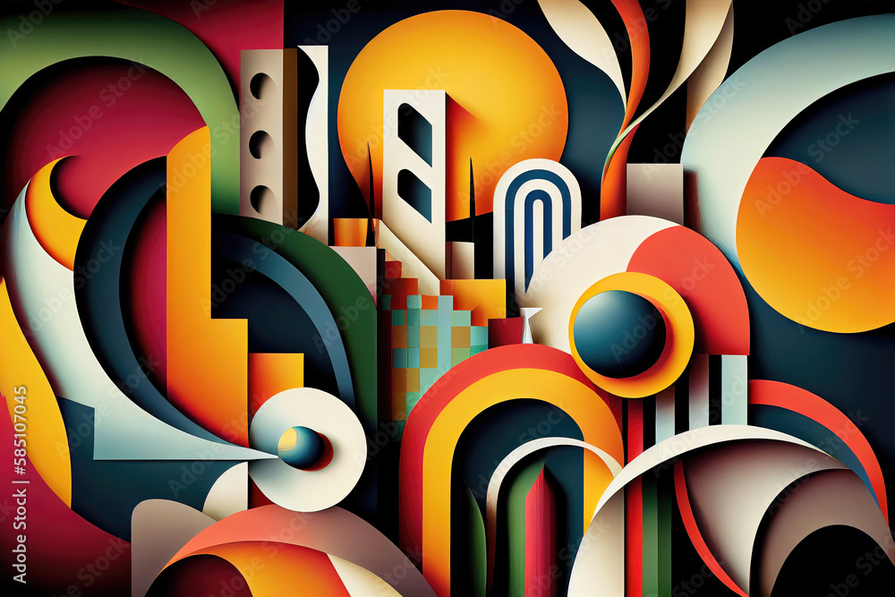 Abstract colorful background wallpaper design (Generative AI) Stock ...