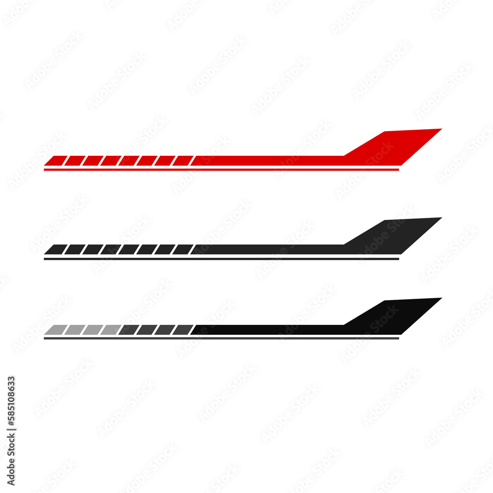 car wrapping modern livery sticker decal design vector Stock Vector ...