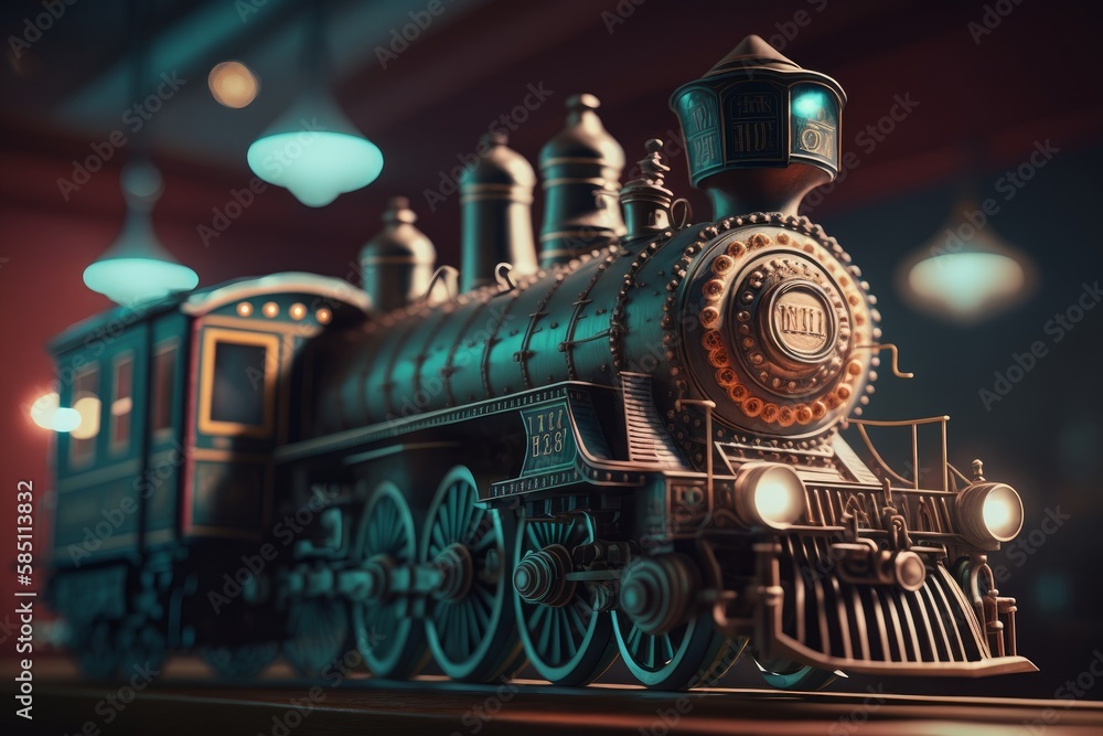 The Ultimate Classic Wooden Train Set: Captured in High Fashion ...