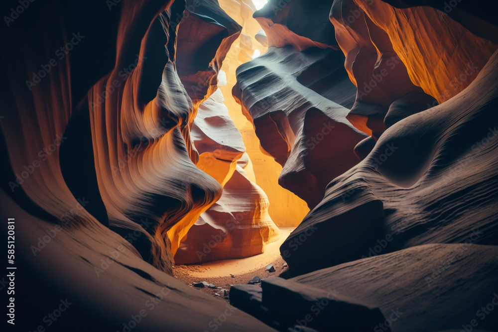 Mesmerizing Light and Shadow Play in Antelope Canyon State Park ...