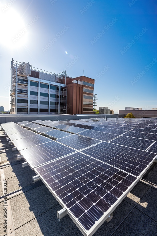Using solar panels to reduce a buildings carbon footprint and benefits ...