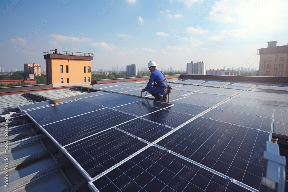 Using solar panels to reduce a buildings carbon footprint and benefits ...