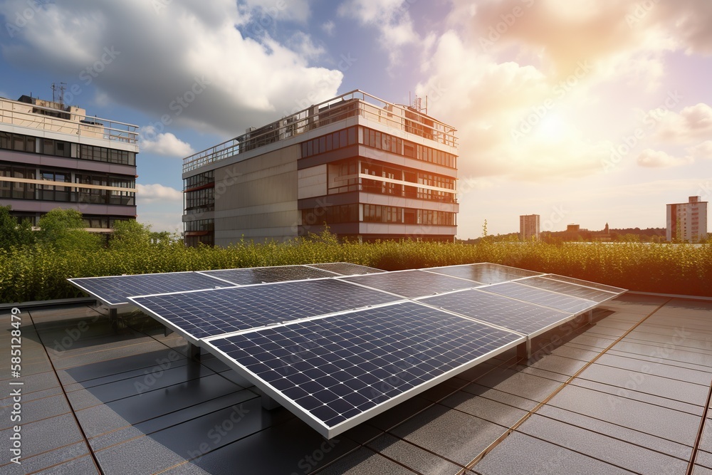 Using solar panels to reduce a buildings carbon footprint and benefits ...