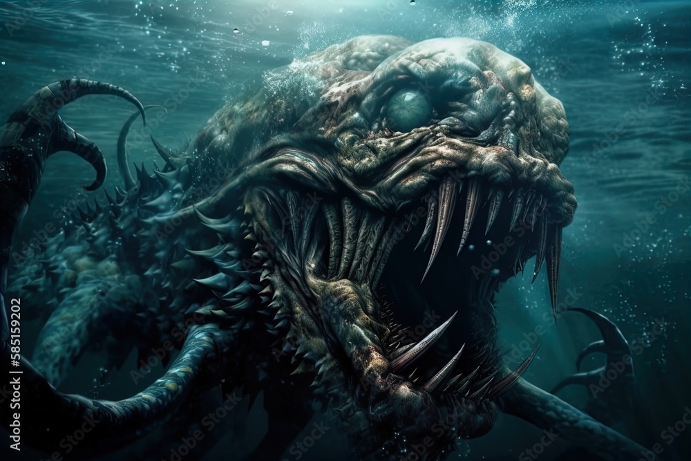 A world where the oceans are filled with strange and terrifying ...