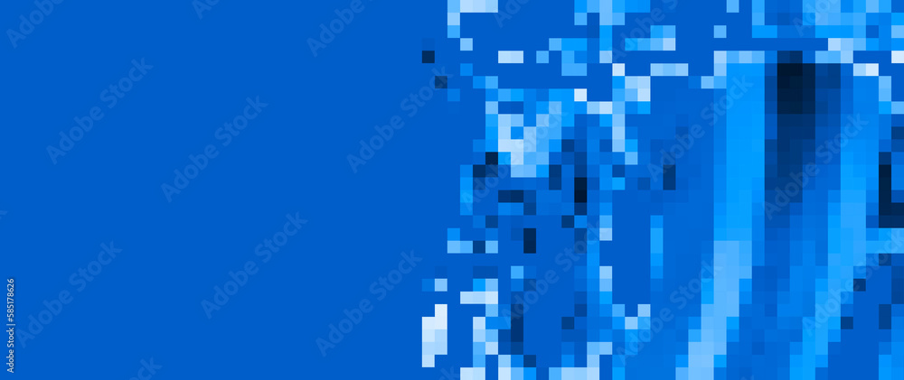 Abstract colorful pixel background. Pixels textured banner. Old video ...