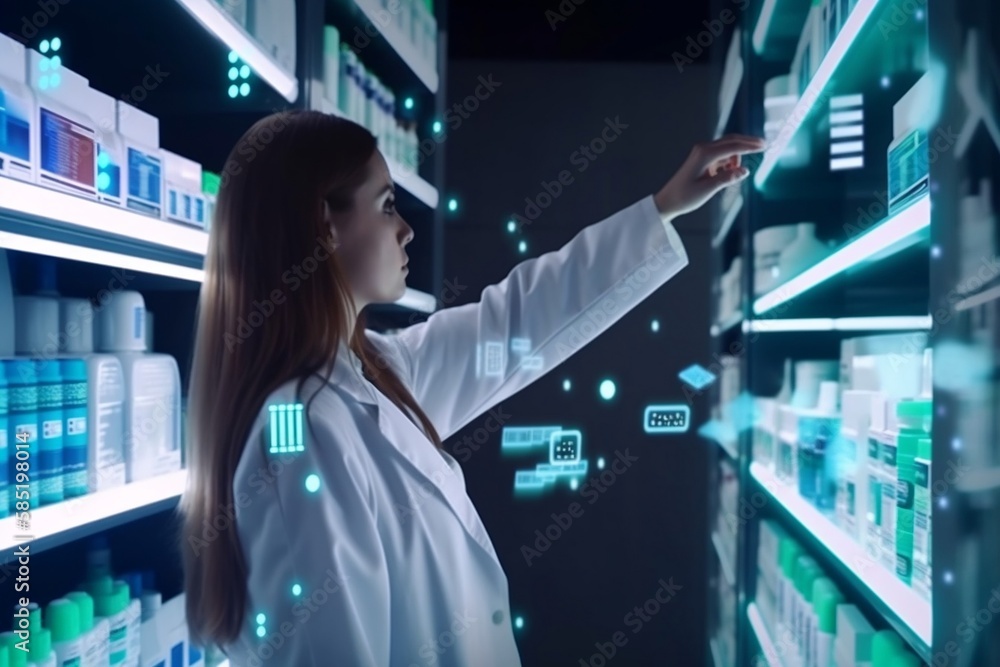 Poster, Foto Drug inspection experts inspect, verify, and determine ...